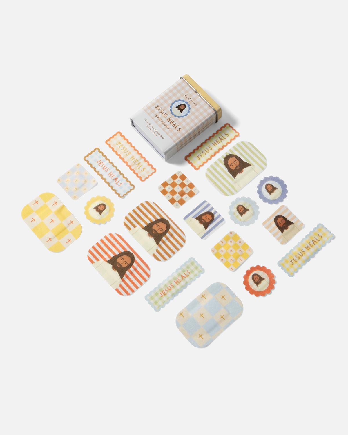 Jesus Heals Bandages® – Assorted Fabric Cottage Collection – Trend Clothing